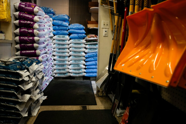 To clear ice and snow, there are rock salt alternatives that are safer ...